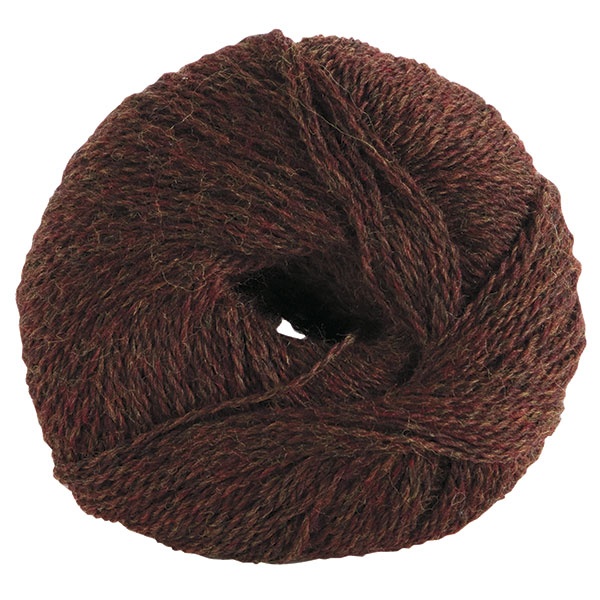Merlot Heather - Rich Wool Yarn for Elegant Projects