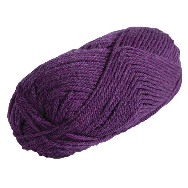 Amethyst Heather Yarn - Soft and Rich Purple for Crochet