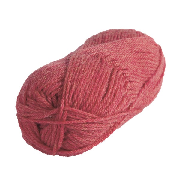 Papaya Heather Yarn - Vibrant Wool Blend for Crochet