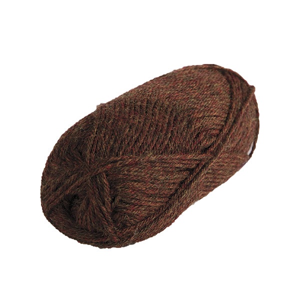 Merlot Heather - Luxurious Wool Yarn in Rich Red Tones
