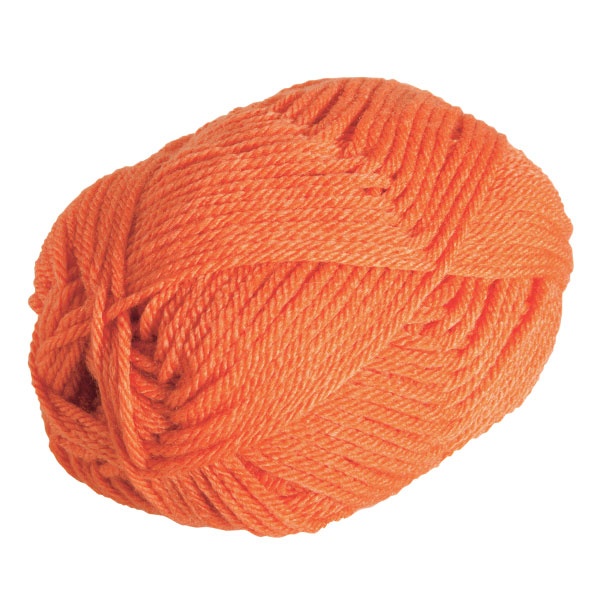 Orange Yarn - Bright Cotton Blend for Crochet Work