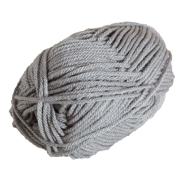 Silver Worsted Wool Yarn – Crochet.com