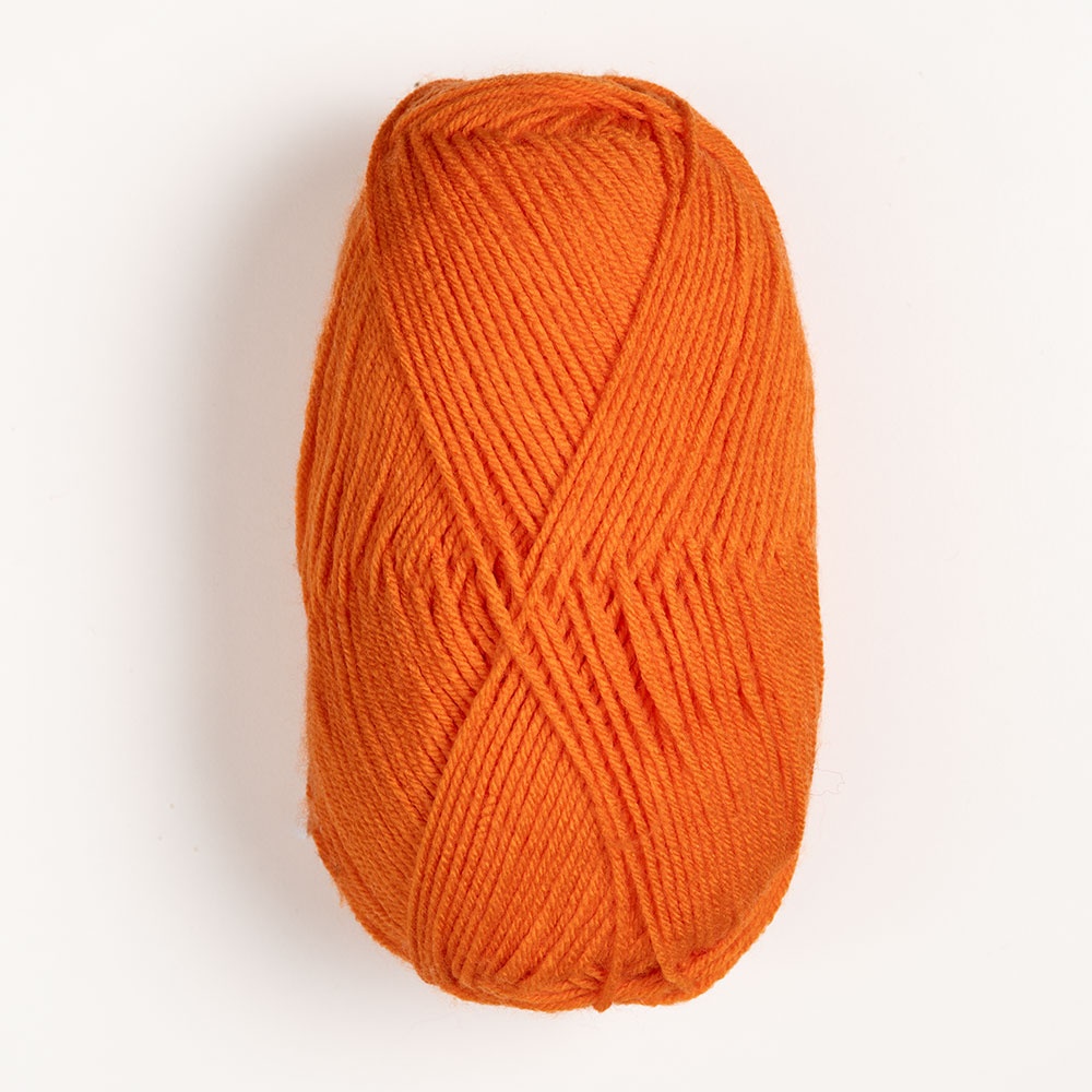 Orange Yarn - Bold Cotton Blend for Crochet Projects