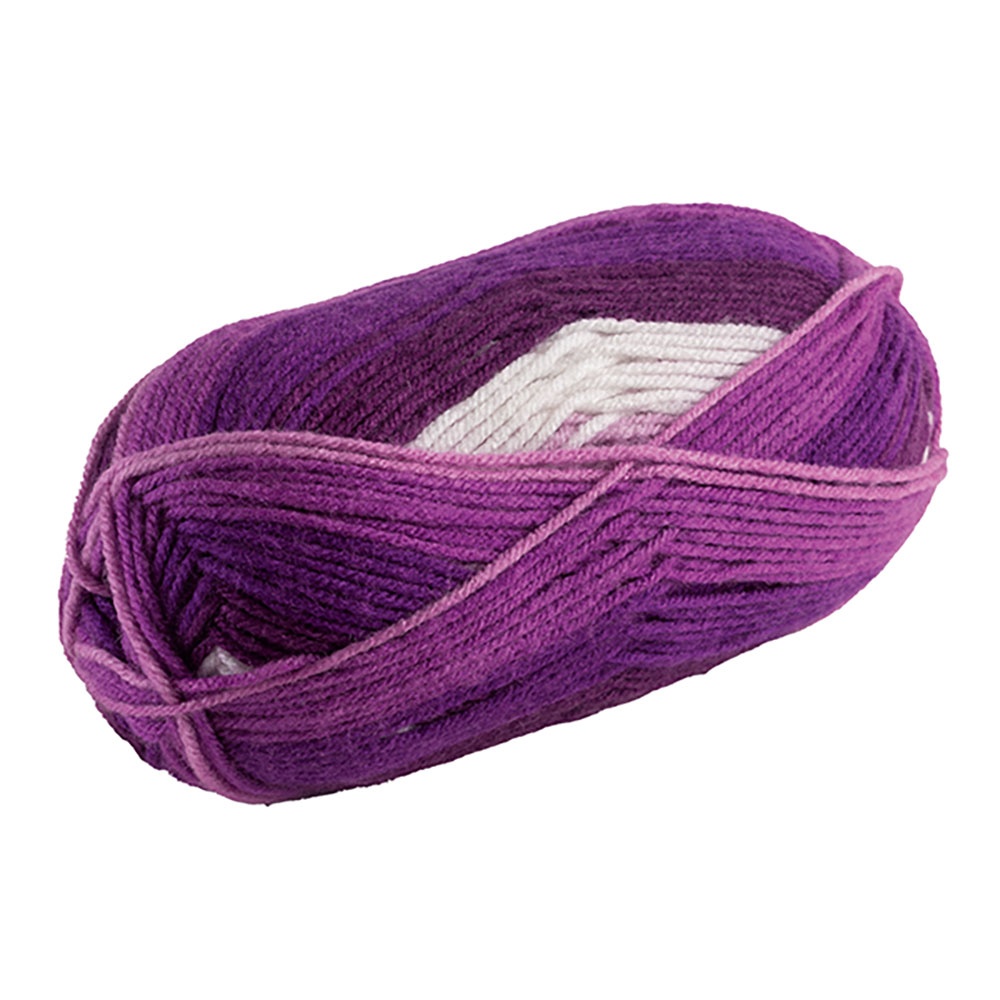 Premium brava stripe Orchid Yarn for Knitting & Crochet | KnitPicks