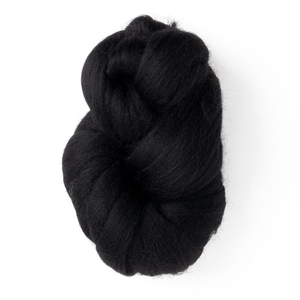 Coal – Heathered Wool Yarn
