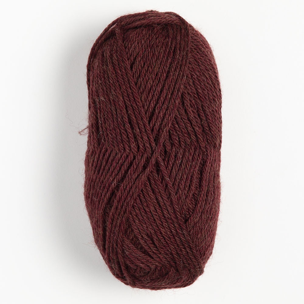 Wineberry Heather – Wool Worsted Yarn