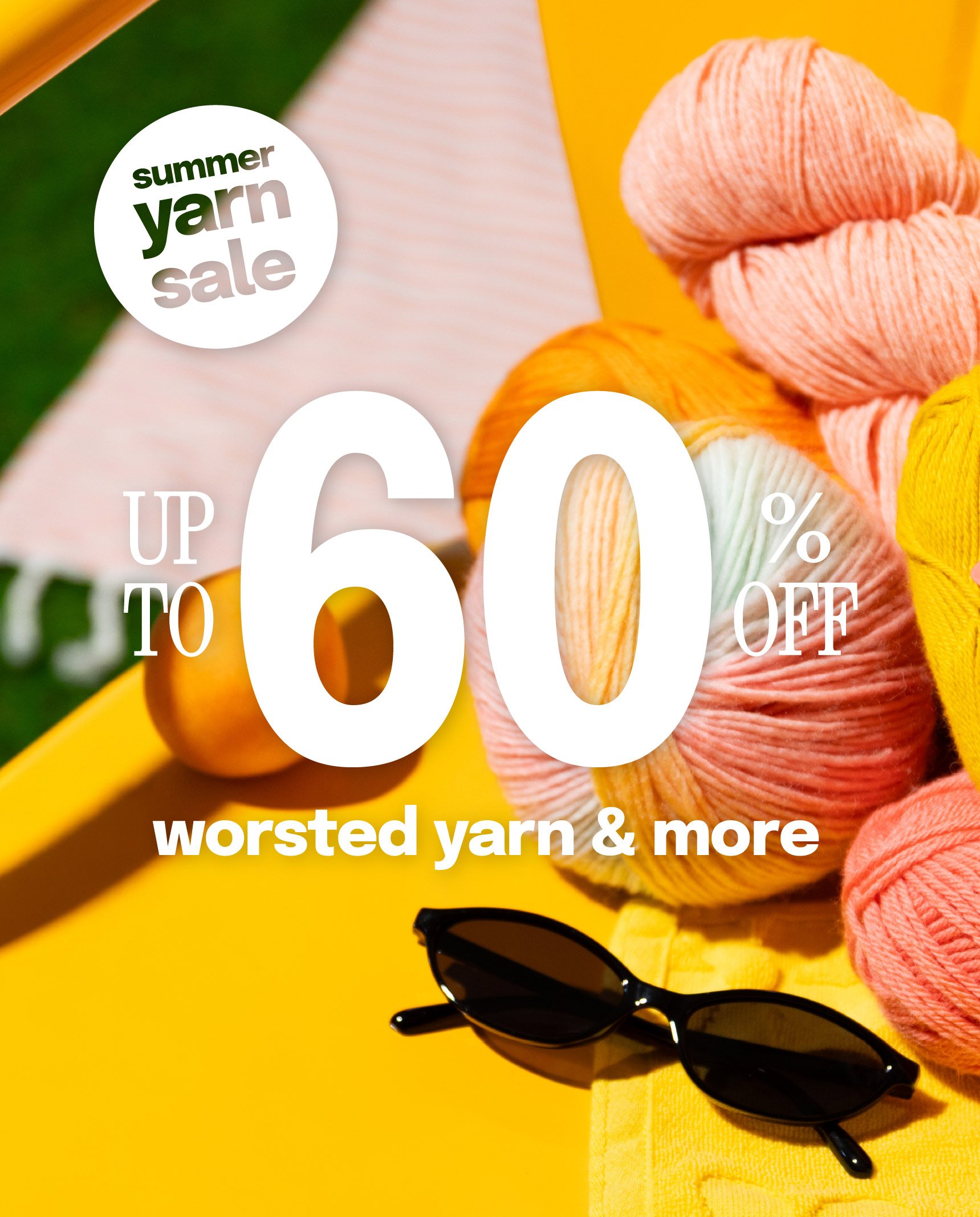 Summer Yarn Sale Is Here | Up to 60% Off at Crochet.com