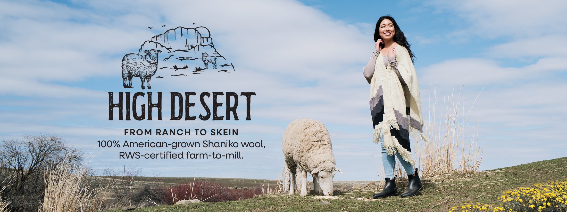 High Desert: American-grown Wool Yarn Collection