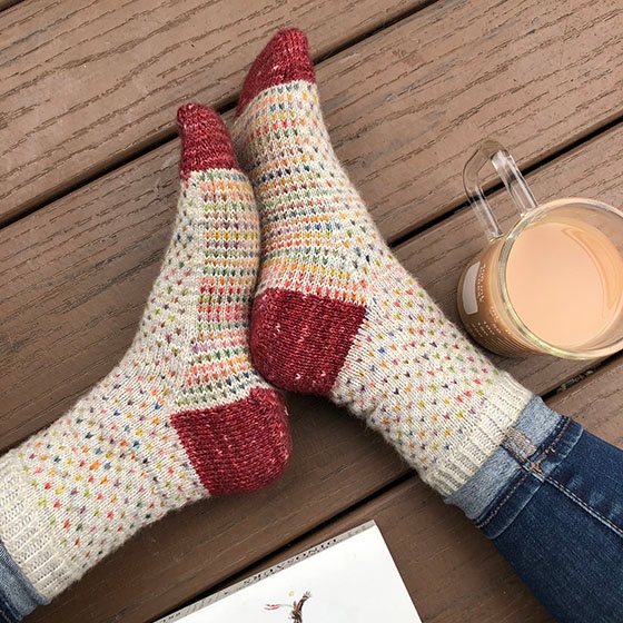 Flea Circus Socks – Playful Knit Design