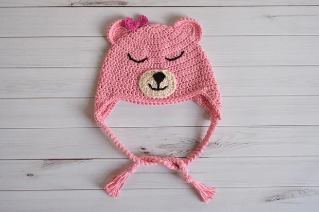 Teddy Bear Hat Crochet Pattern