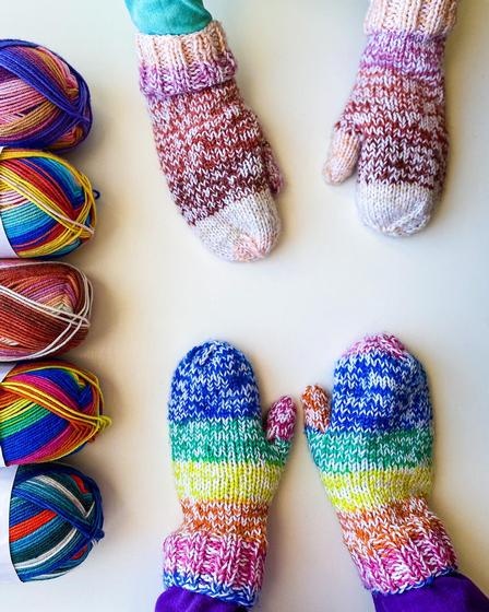 Marled Family Mittens – Colorwork Knit Pattern