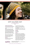 Off Kilter Hat Pattern - Fun & Unique Knit Design
