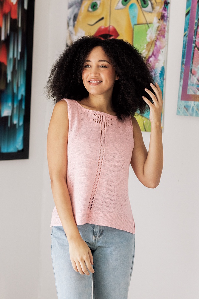 Take Wing Shell – Beautiful Knit Pattern for Spring