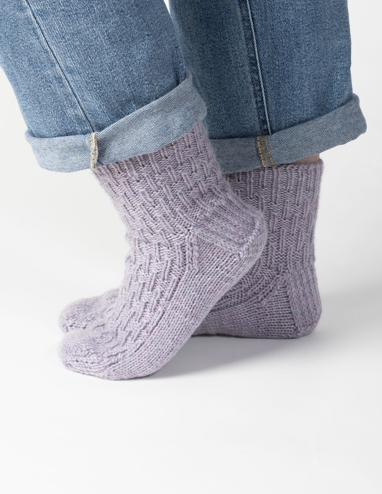 Cozy Weekend Lounging Socks - KnitPicks