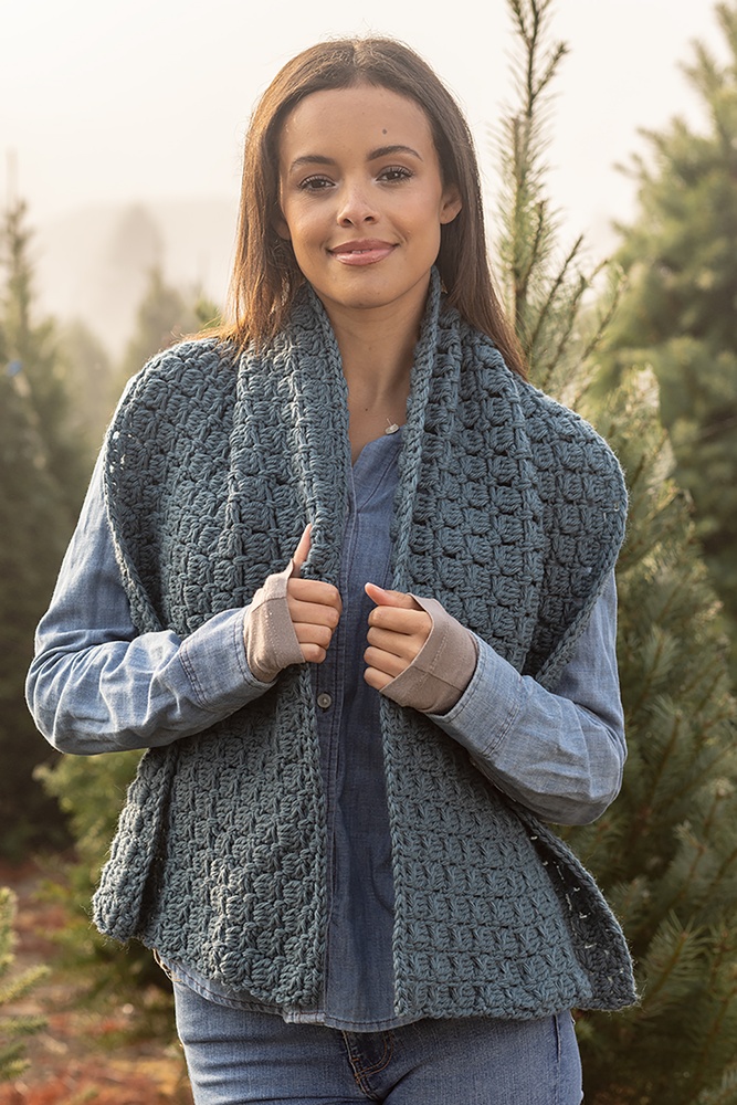 Woodland Wrap Crochet Pattern – Cozy and Beautiful Design