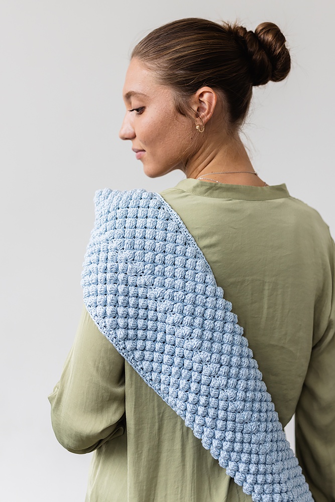 Dewdrop Back Scrubber Crochet Pattern