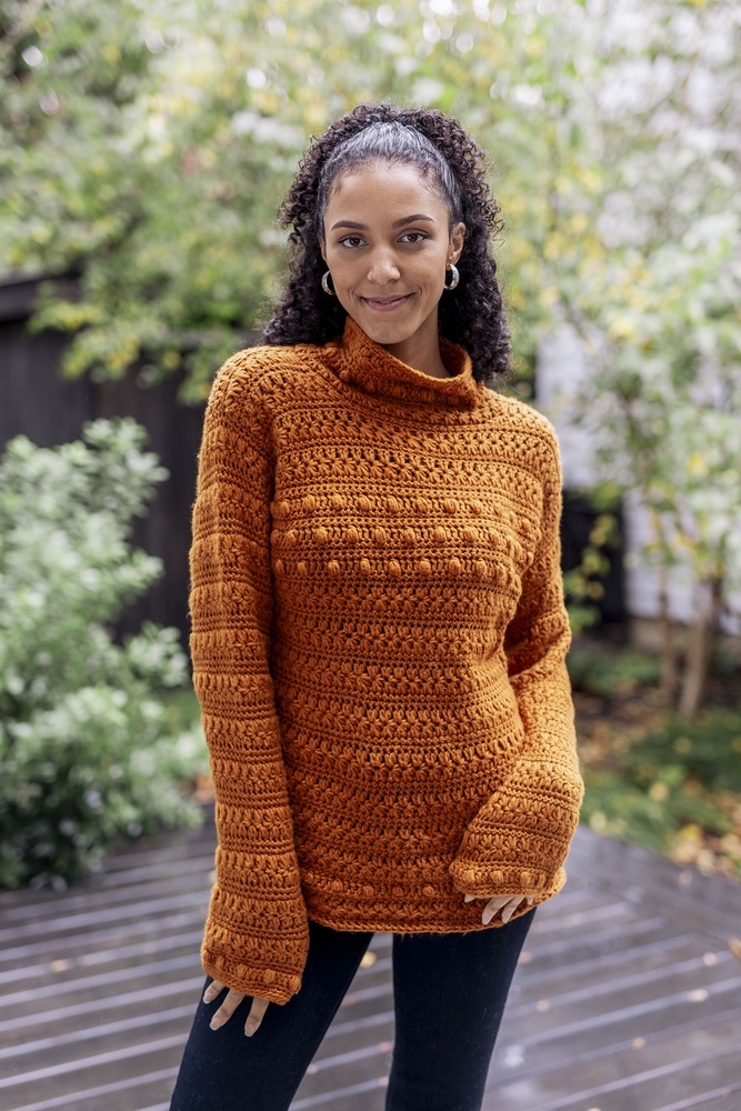 Coffee Break Pullover - Cozy Crochet Design