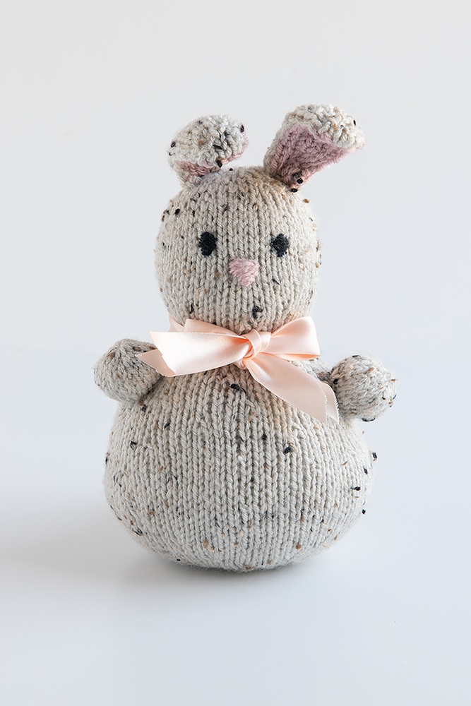 Adorable Roly-Poly Bunny Knitting Kit - KnitPicks.com