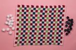 Tunisian Checkerboard Throw – Textured Blanket Pattern