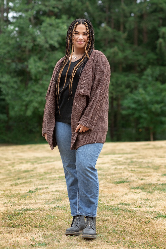 Optimism Drape-Front Cardigan Crochet Pattern