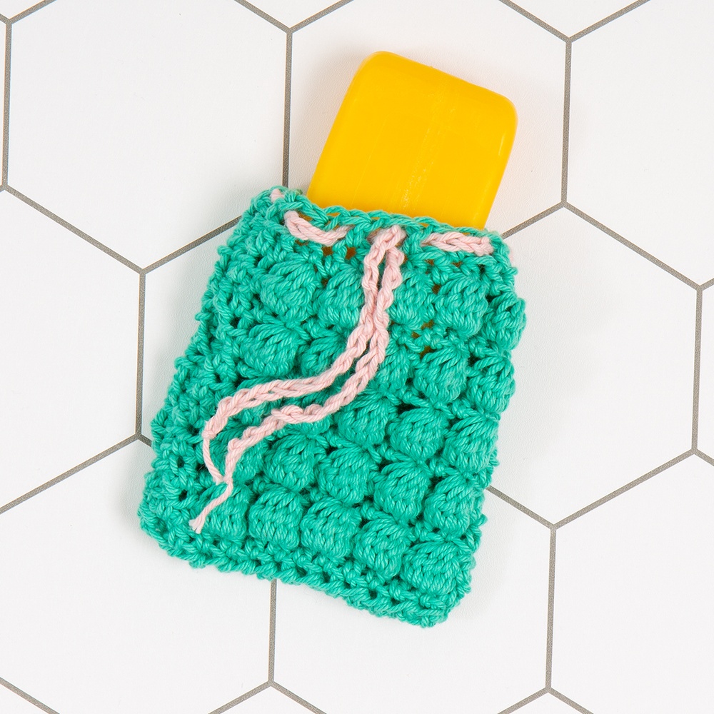 Bobble Soap Sack Crochet Pattern – Fun & Practical