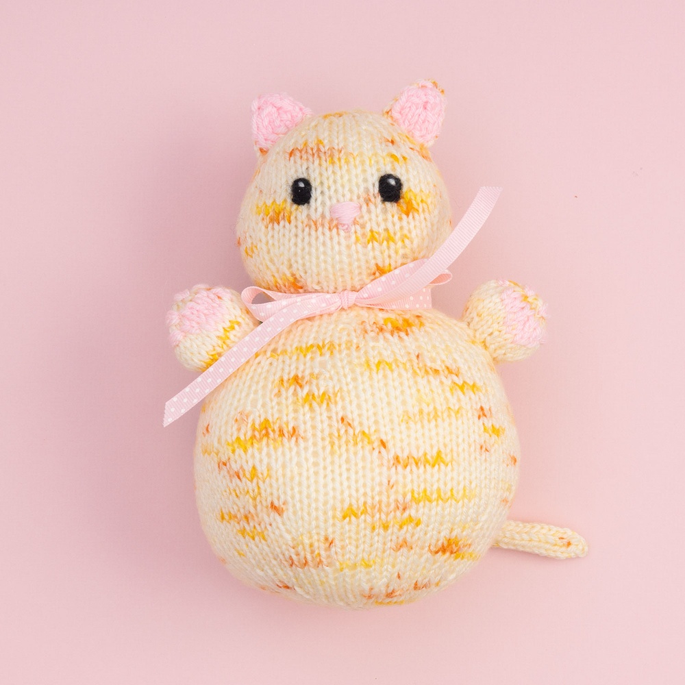 Roly Poly Kitty – Soft Toy Knit Pattern