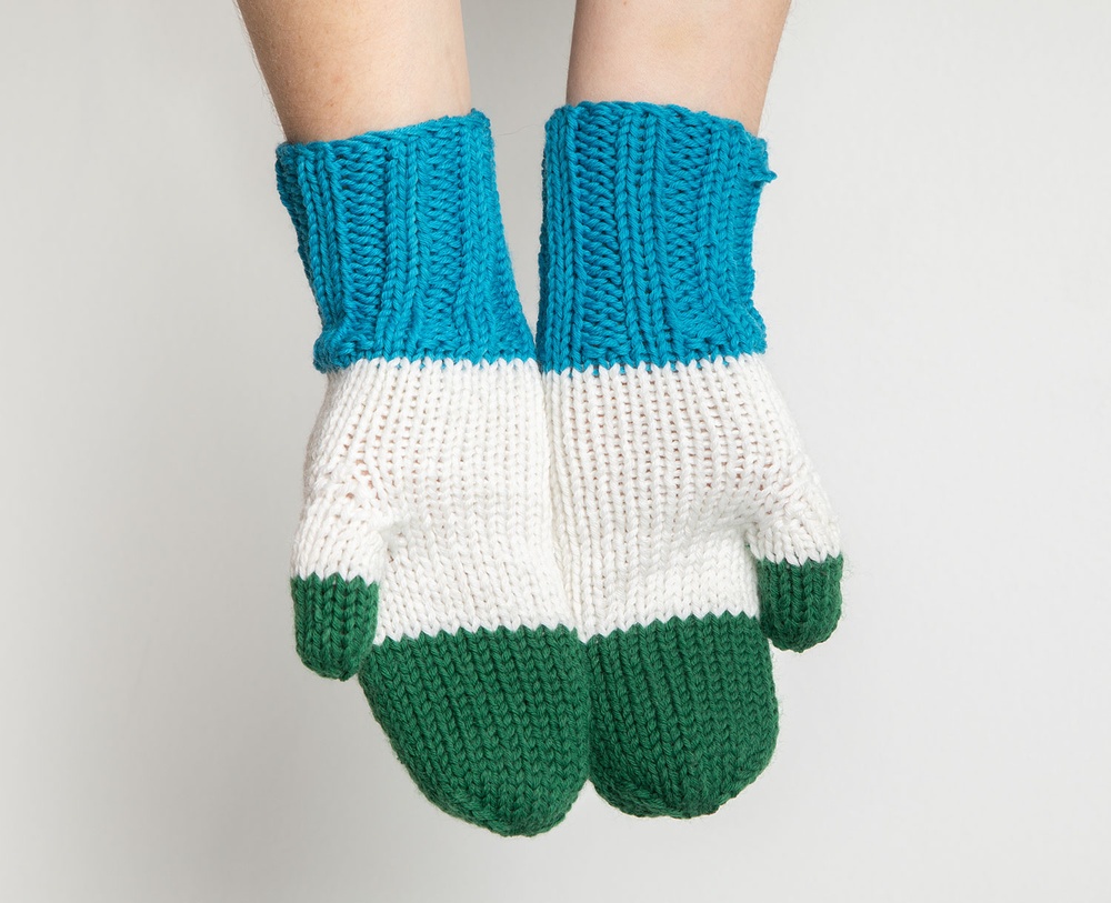 Color Pop Trio Mittens | KnitPicks.com