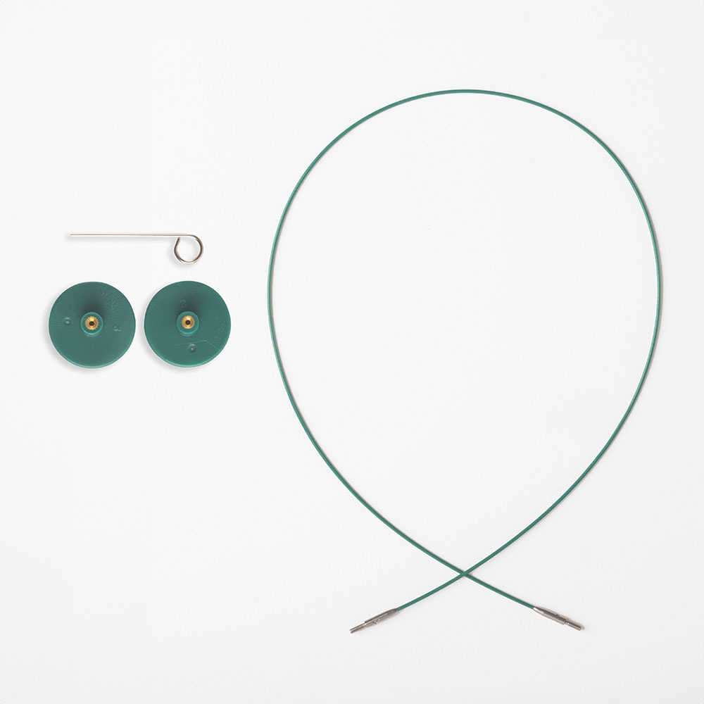 Interchangeable Needle Cables - KnitPicks Lace Stainless Steel