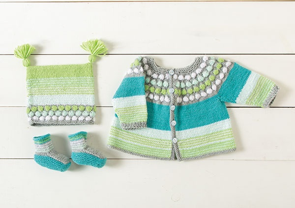 Adorable Baby Knitting Kits - Little Bubbles Set | KnitPicks