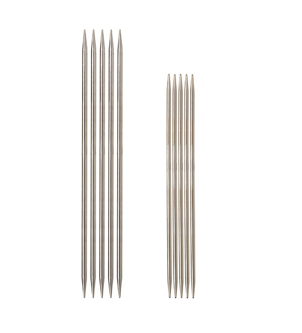 Nickel-Plated Double-Pointed Needles - Premium Quality