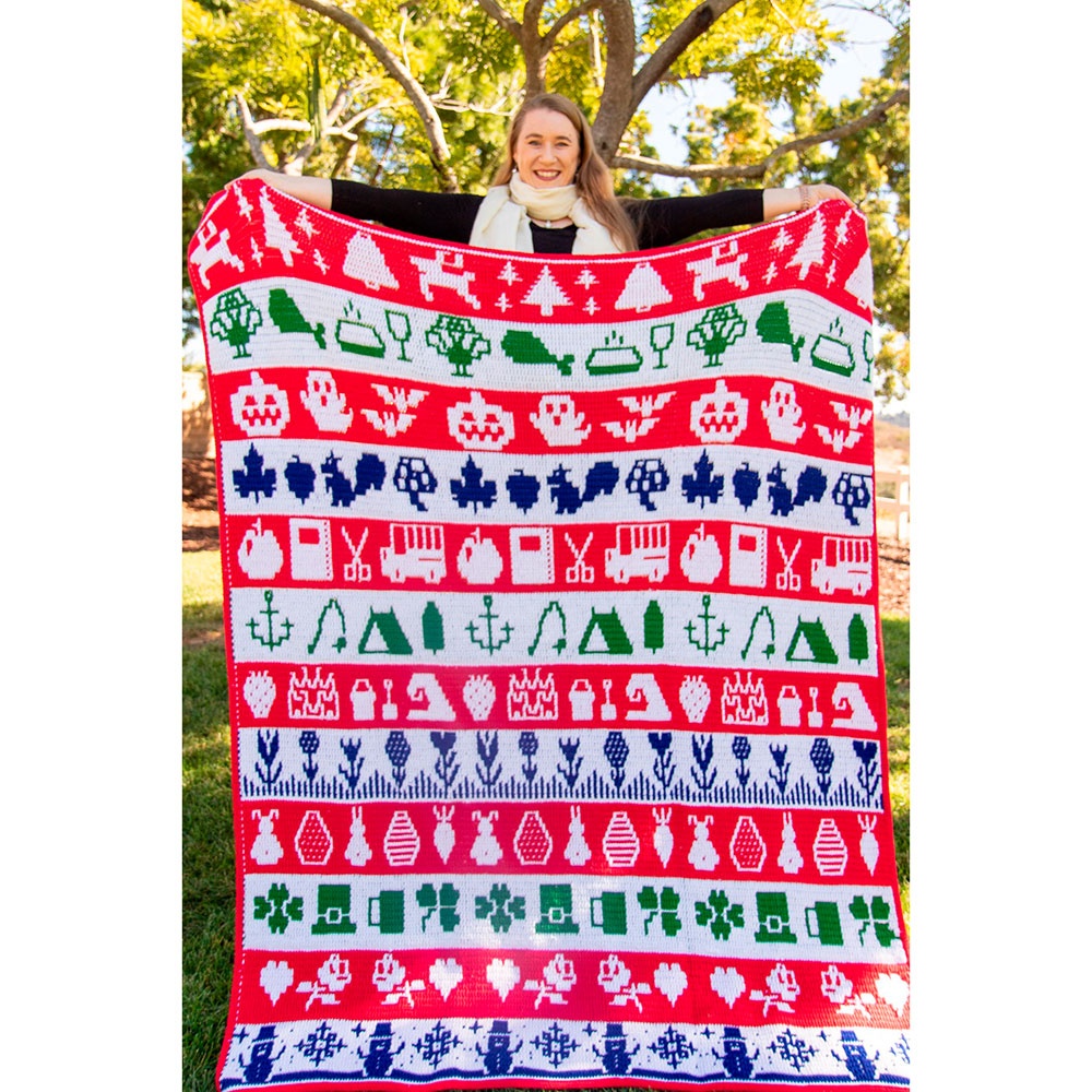 Calendar Mosaic Blanket – Year-Long CAL Bundle