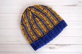 Once a Wolverine Hat - Premium Knitting Kits | KnitPicks