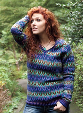 Moraine Pullover Pattern | KnitPicks.com