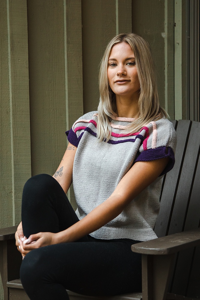 Tuck Tile Tee – KnitPicks Pattern