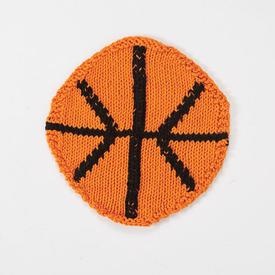 Basketball Washcloth - Unique Knitting Patterns | KnitPicks