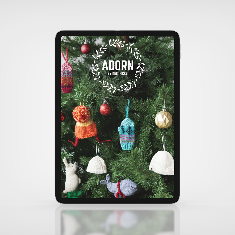 Adorn Pattern Collection eBook - Knit Holiday Ornaments