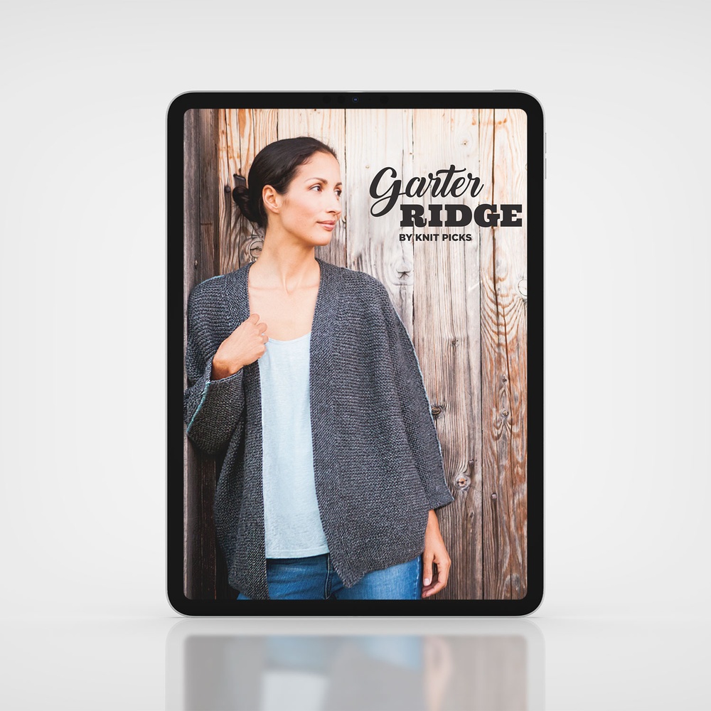 Garter Ridge Ebook: Rustic & Relaxed Knits by KnitPicks
