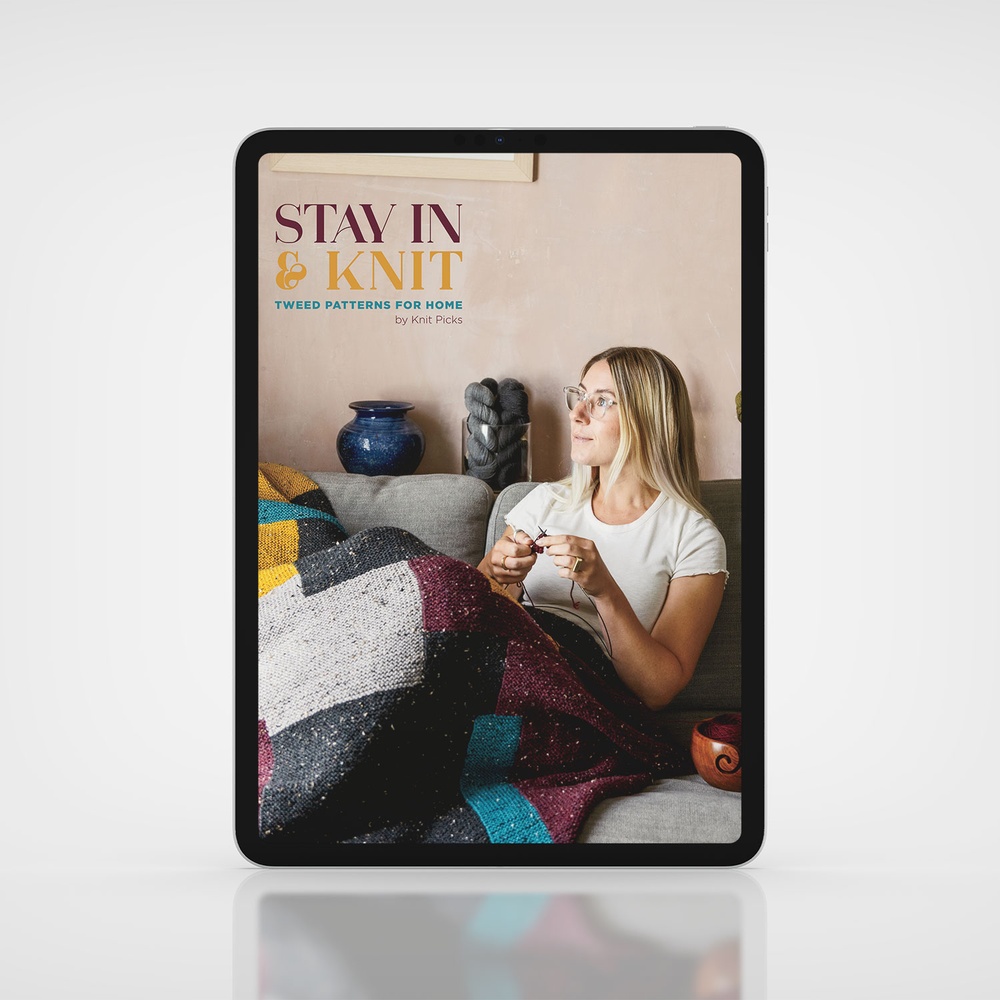 Stay In & Knit: Tweed Patterns for Home eBook | KnitPicks.com