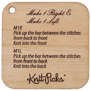 Mini Tool - Make 1 Right & Left for Knitting Techniques