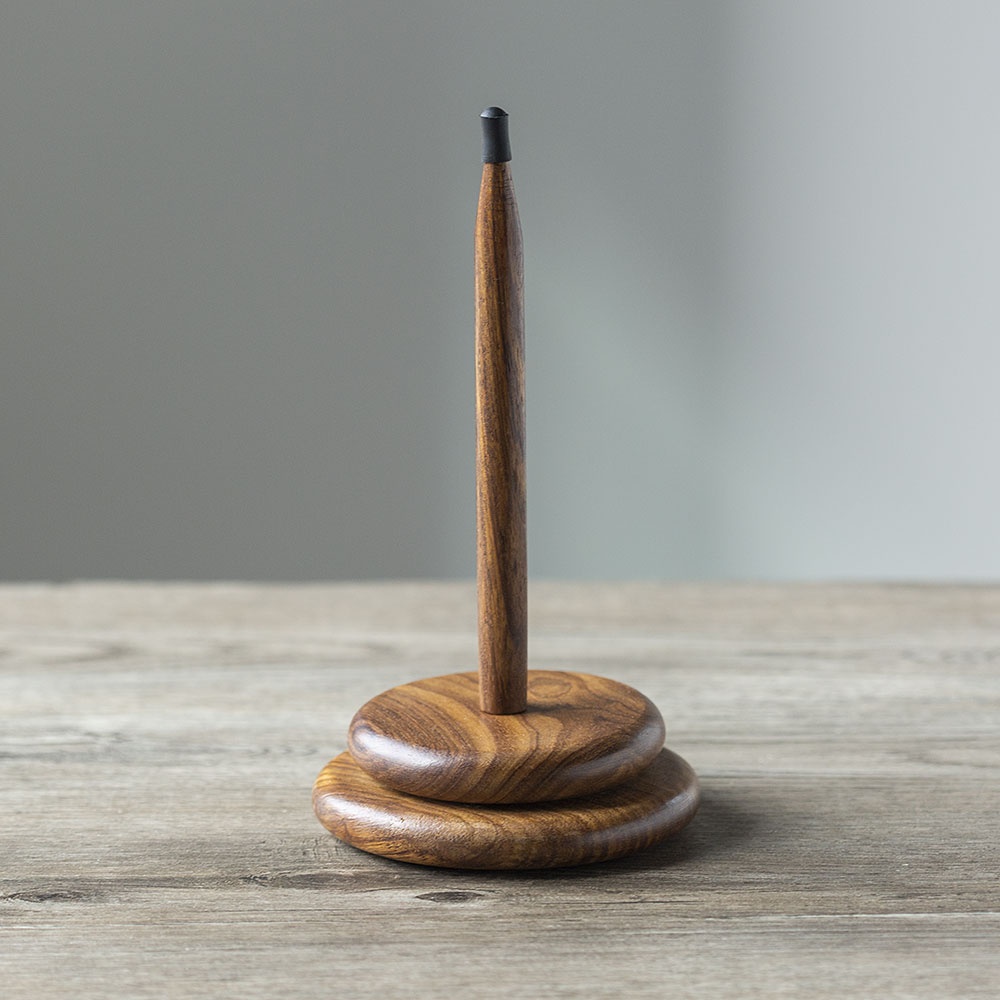 Handcrafted Wood Yarn Spindle for Knitting Enthusiasts