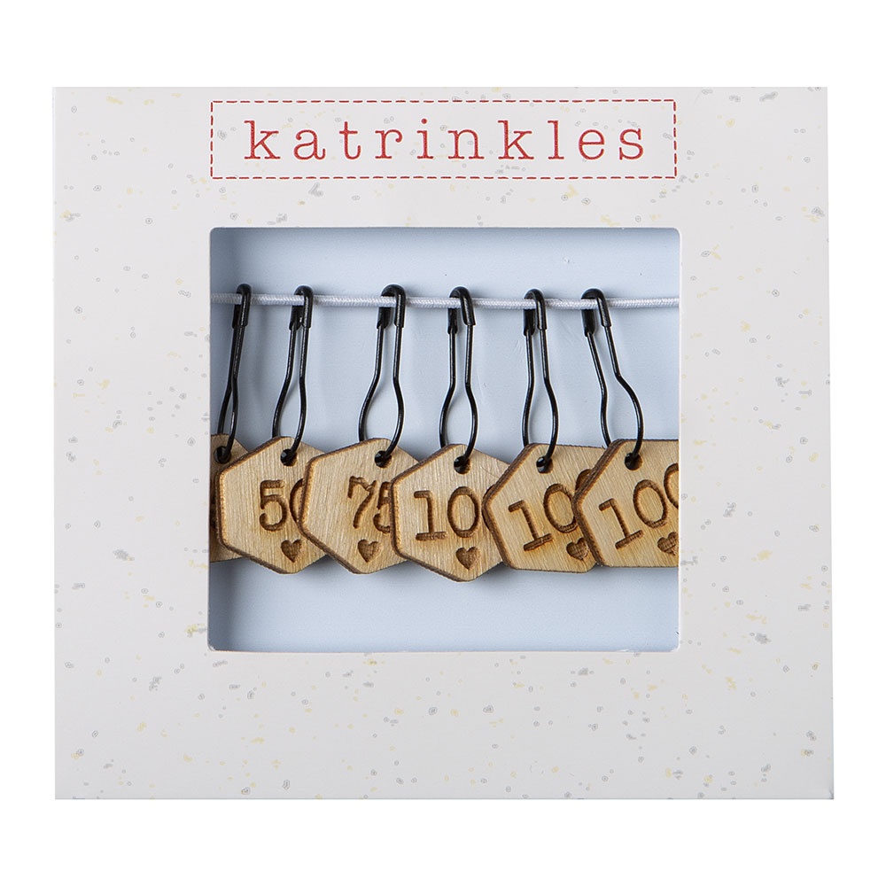 Cast-On Counting Stitch Marker Set – Elegant Wood Set