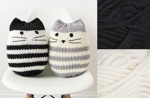 Mini Kitty Pouf Bundle - Forest Cat Crochet Kit