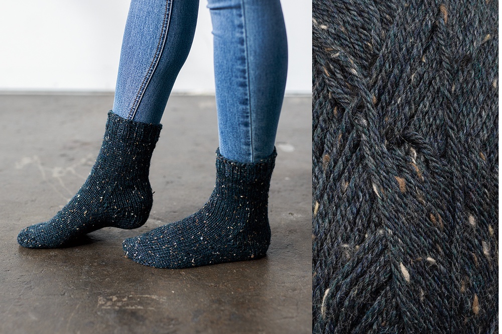 Sock Bundle – Lighthouse Heather Yarn