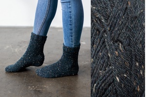 Worsted Socks Bundle - North Pole & Dill Heather | KnitPicks.com