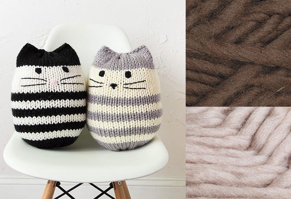 Mini Kitty Pouf Bundle - Torby Cat Crochet Project