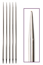 Nickel-Plated Double-Pointed Needles - US 10, 6.50mm
