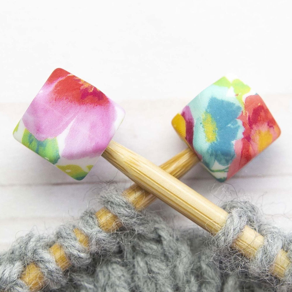 Fox & Pine Stitches Stitch Stoppers - Spring Floral Hexagon | KnitPicks.com