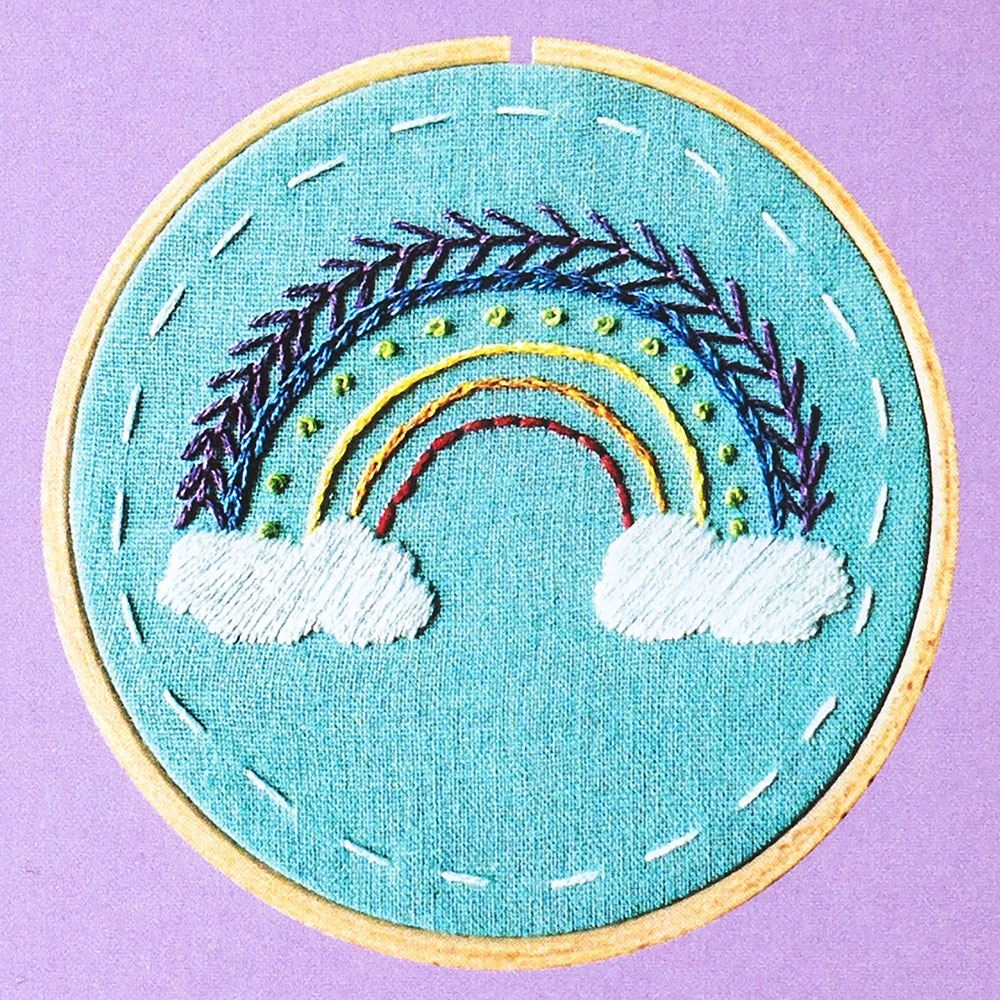Radiant Rainbow Embroidery Kit