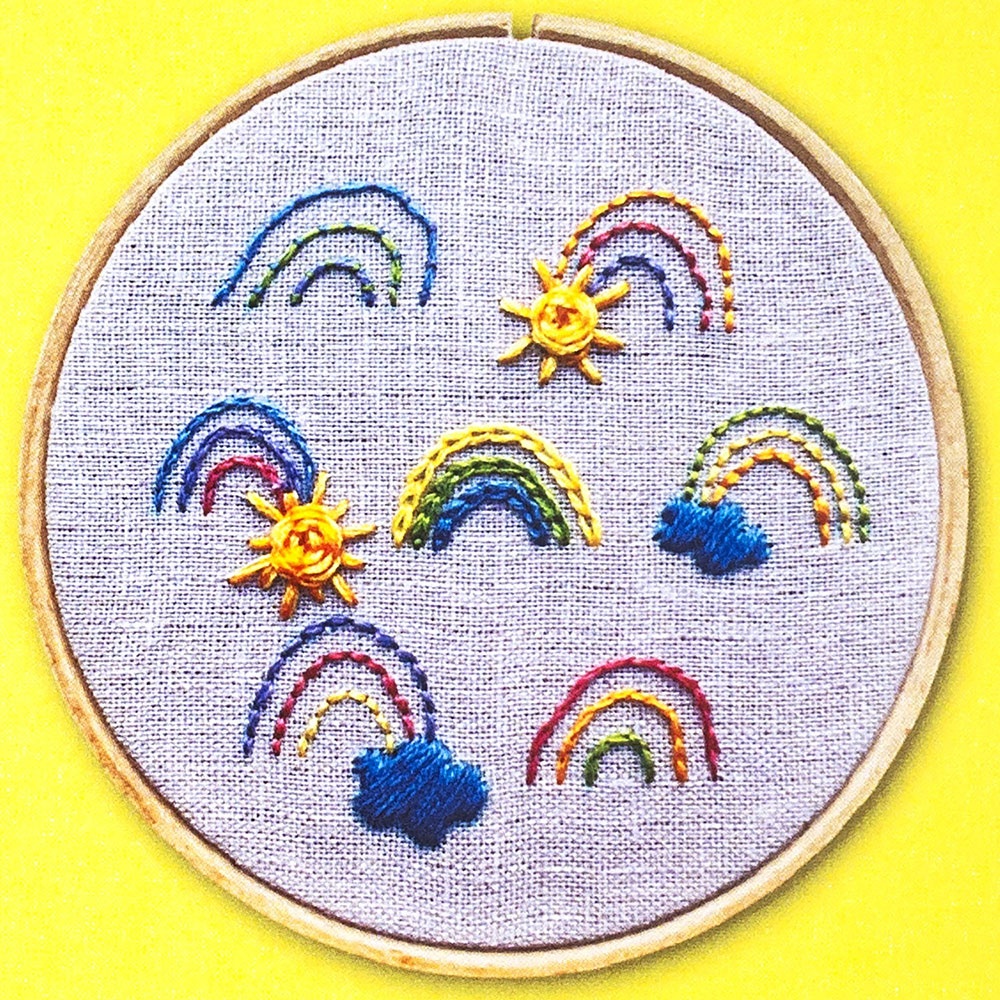 Sunshine & Rainbows Embroidery Kit