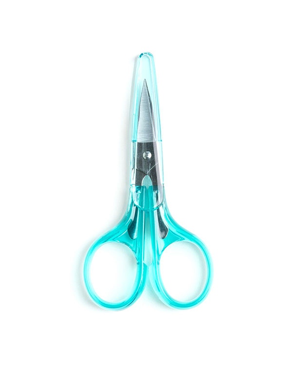 Steeking Scissors Teal - Precision Cutting Tool for Knitters